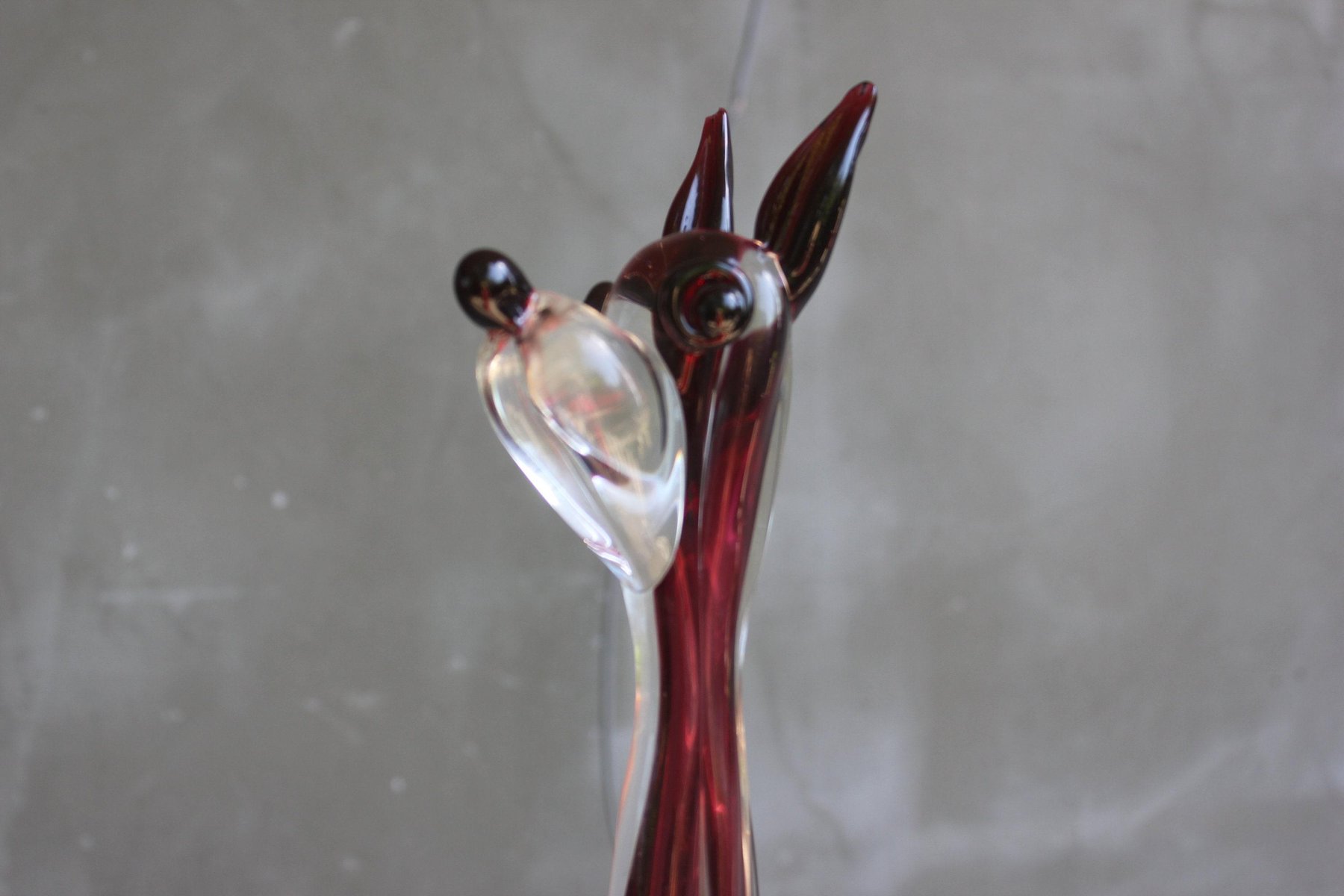 Italian Murano Glass Dog Sculpture by Fratelli Toso, 1970s for sale at ...