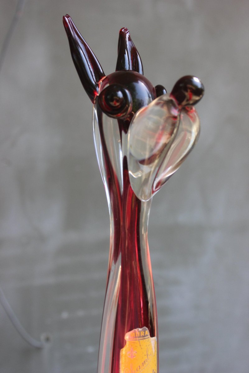 Italian Murano Glass Dog Sculpture by Fratelli Toso, 1970s for sale at ...