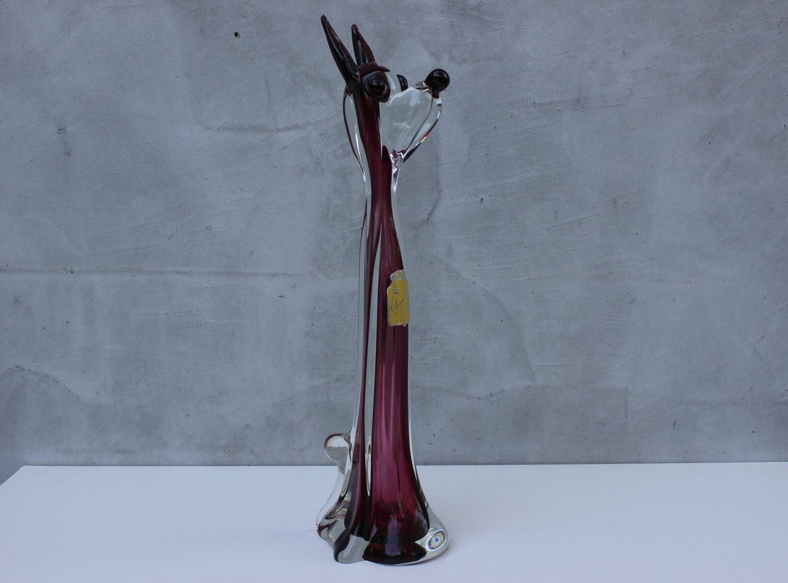 Italian Murano Glass Dog Sculpture by Fratelli Toso, 1970s for sale at ...