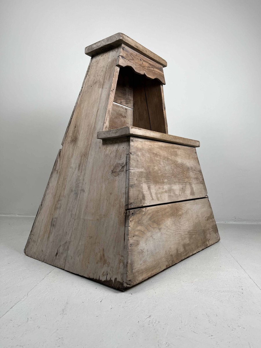 Japanese Wooden Step Stool for sale at Pamono