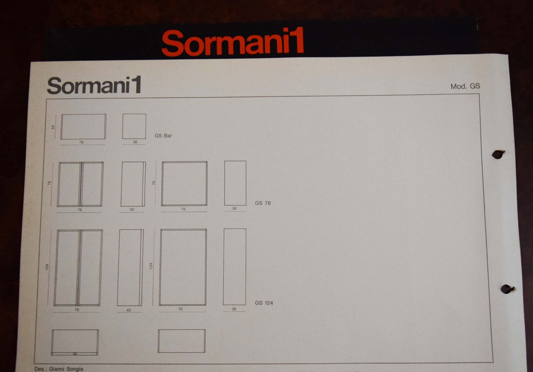 Model GS Modular Cabinets by Gianni Songia for Sormani, Italy, 1960s ...