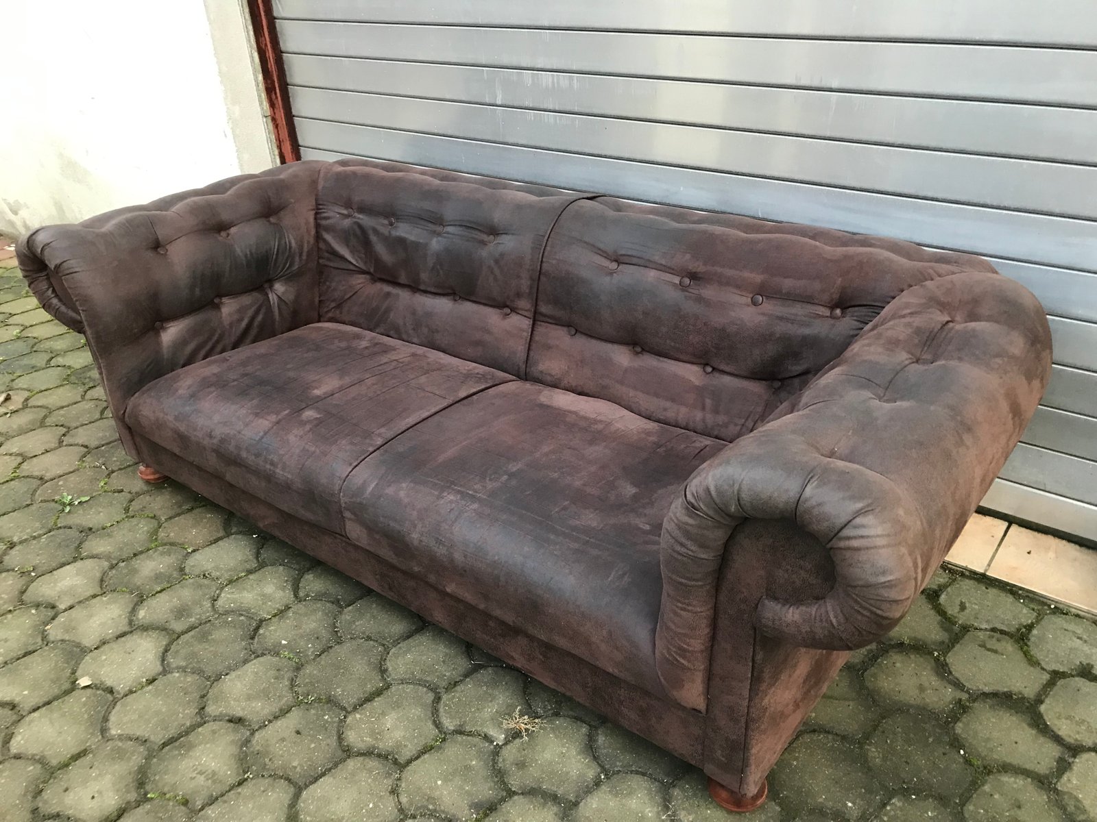 Chesterfield Style Couch Sofa 1990s For Sale At Pamono