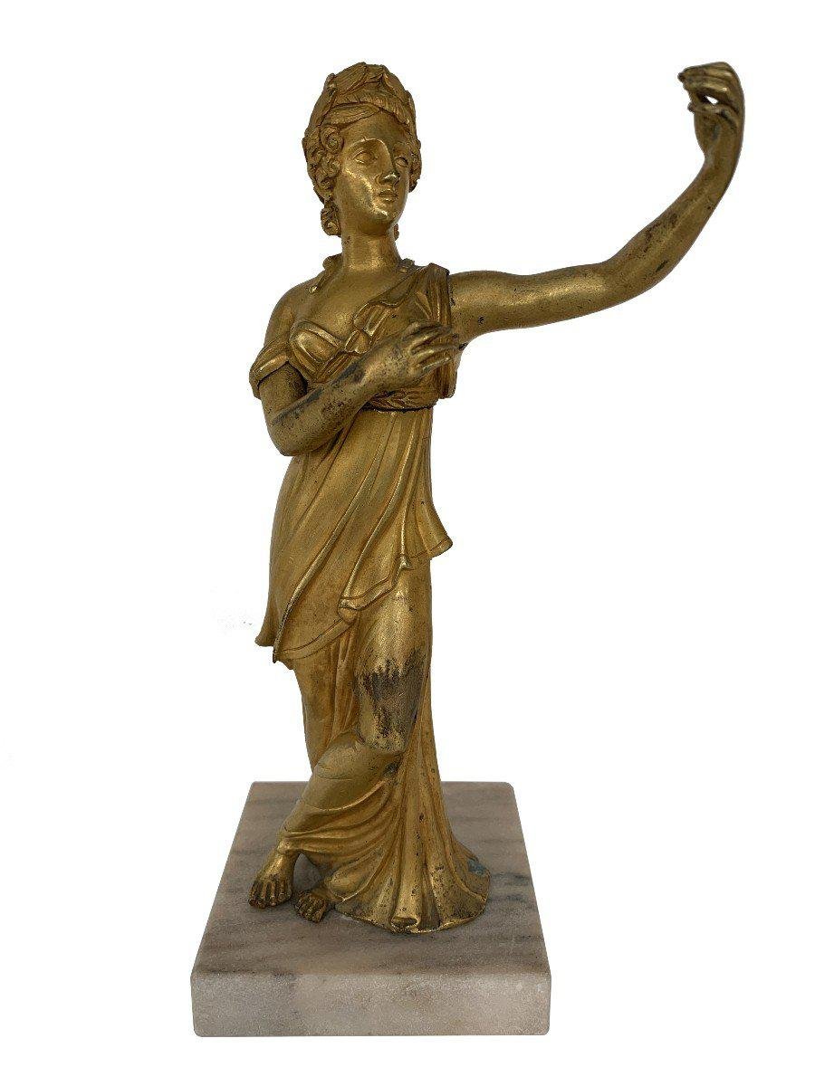 19th Century Dore Bronze Woman for sale at Pamono