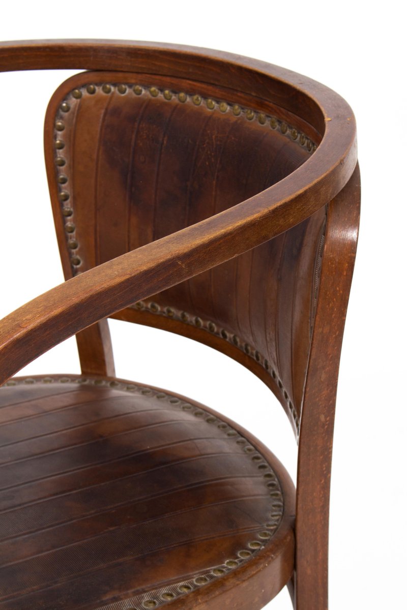 Wiener Secession Sitzgruppe von Gustav Siegel für J & J Kohn, 1905, 5er Set bei Pamono kaufen