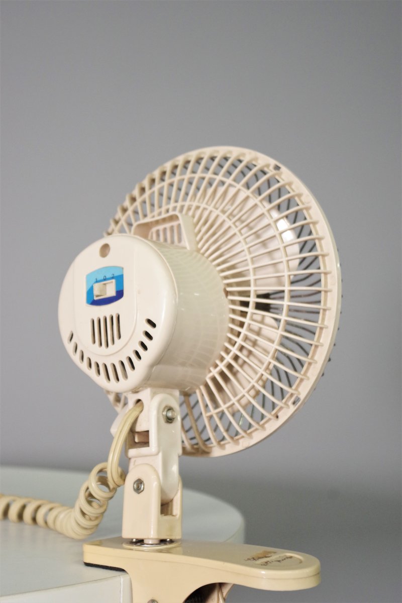 Vintage Table Fan, 1970s for sale at Pamono