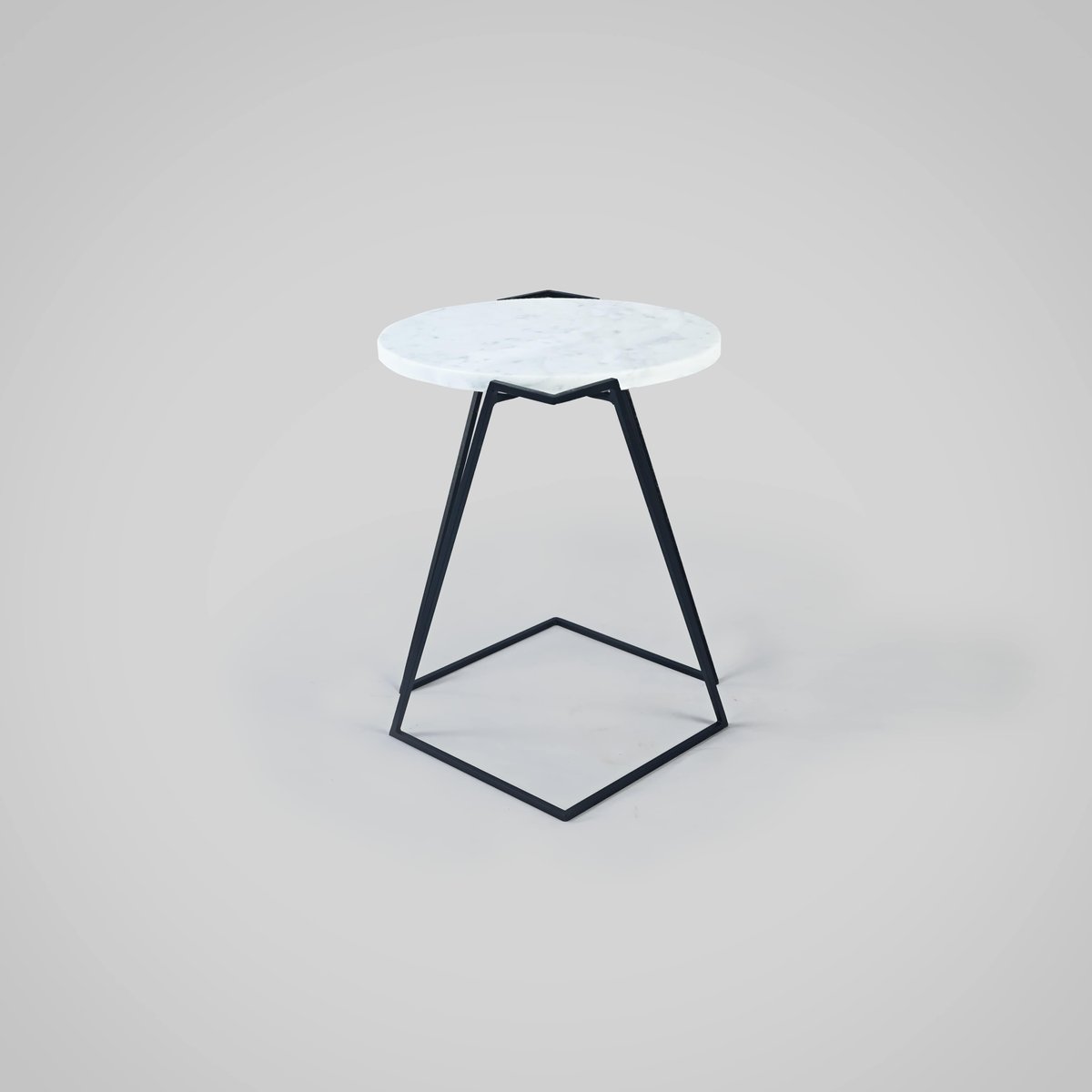 Saturno Side Table in Carrara Marble by Nicola Di Froscia for sale at ...