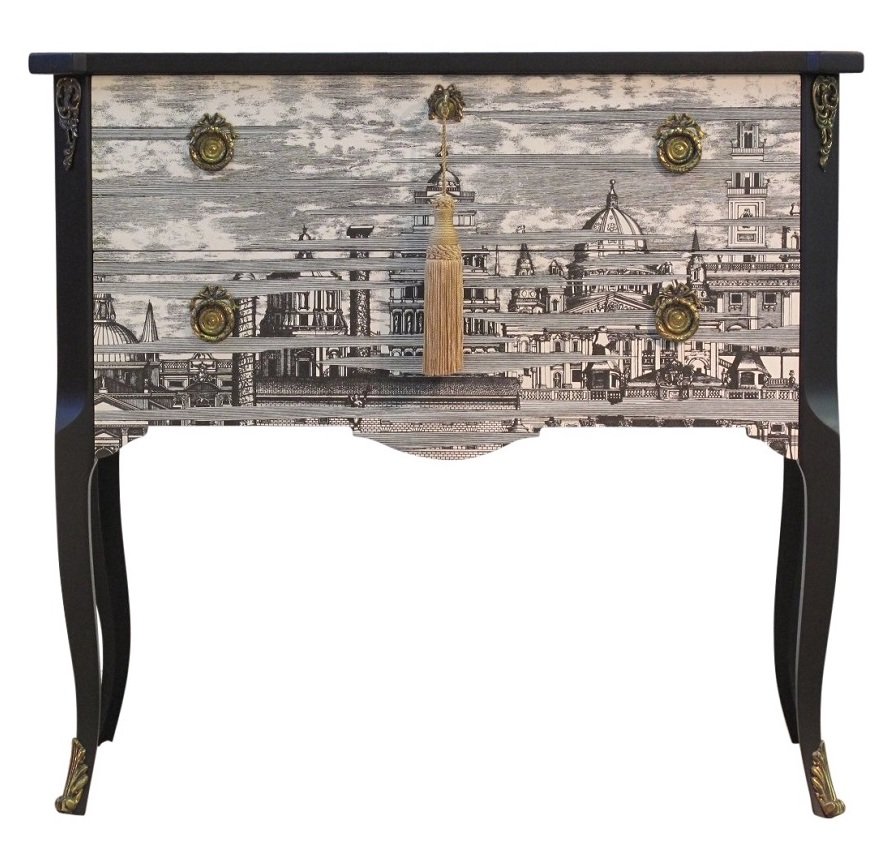 Gustavian Chest of Drawers with Design of Ancient Rome, 1959 for sale ...