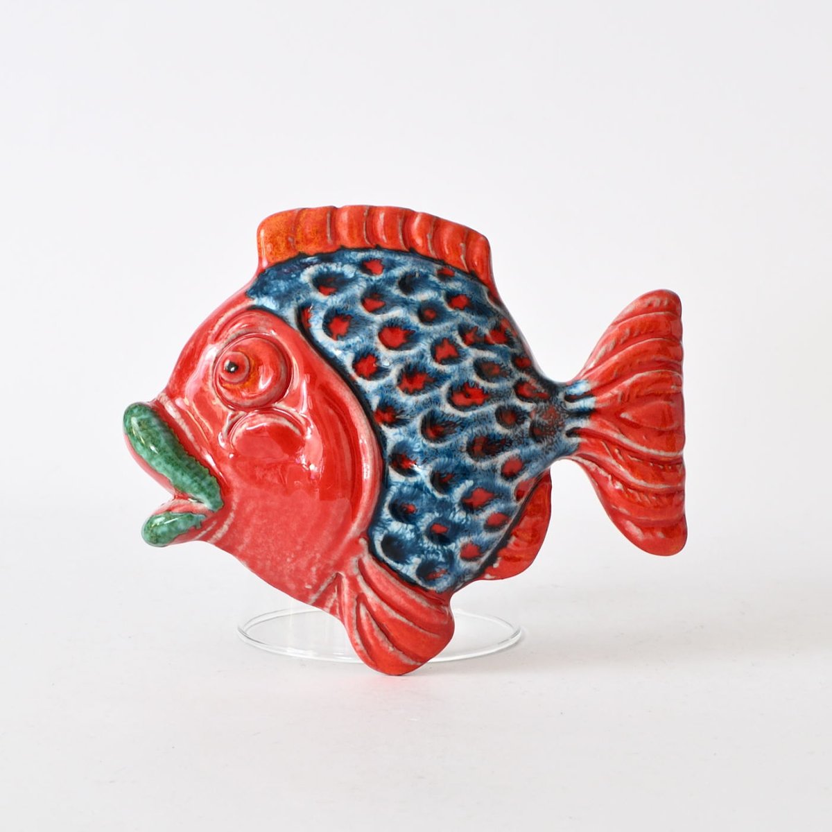 Vintage Italian Ceramic Fish Wall Decoration from Italica Ars, 1960s ...
