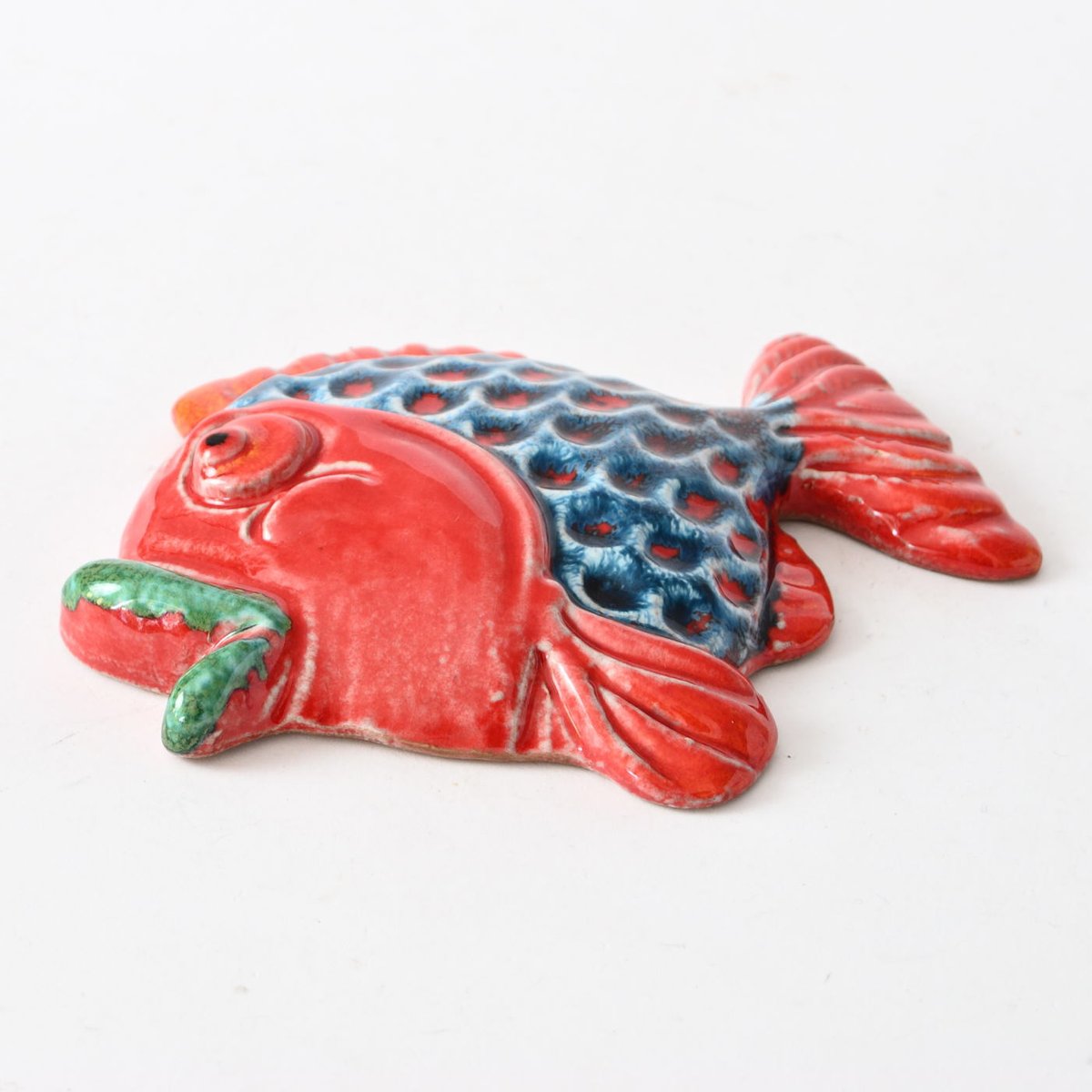 Vintage Italian Ceramic Fish Wall Decoration from Italica Ars, 1960s ...