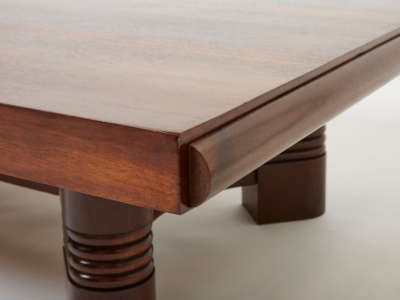 Art Deco Brown Coffee Table, 1940s for sale at Pamono