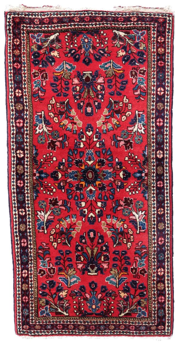 Vintage Middle Eastern Sarouk Rug, 1970s for sale at Pamono