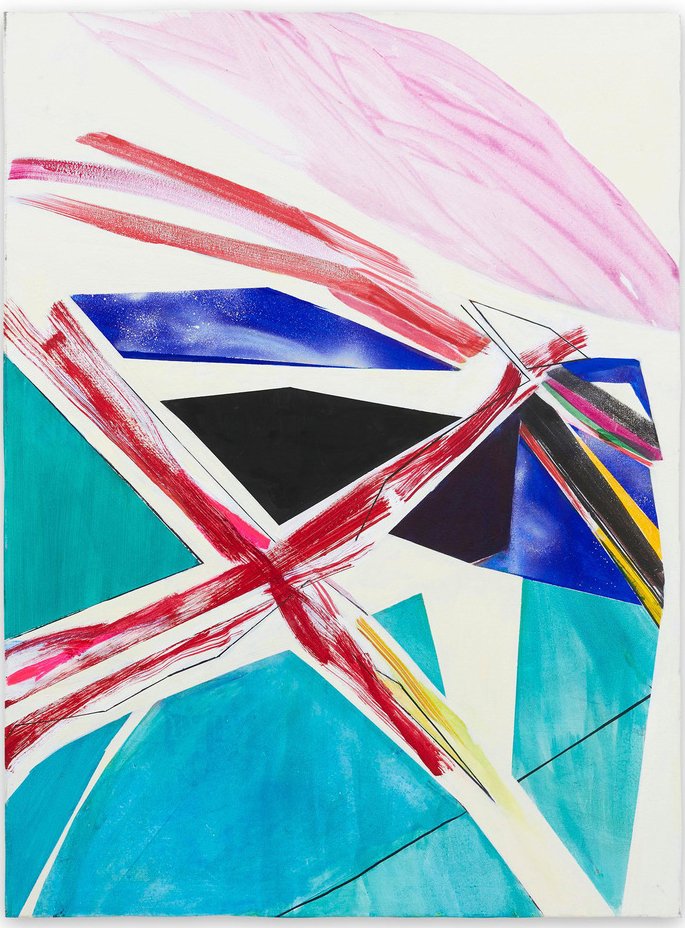 Laura Newman, Diamonds, 2020, Acryl & Öl auf Leinwand bei Pamono kaufen