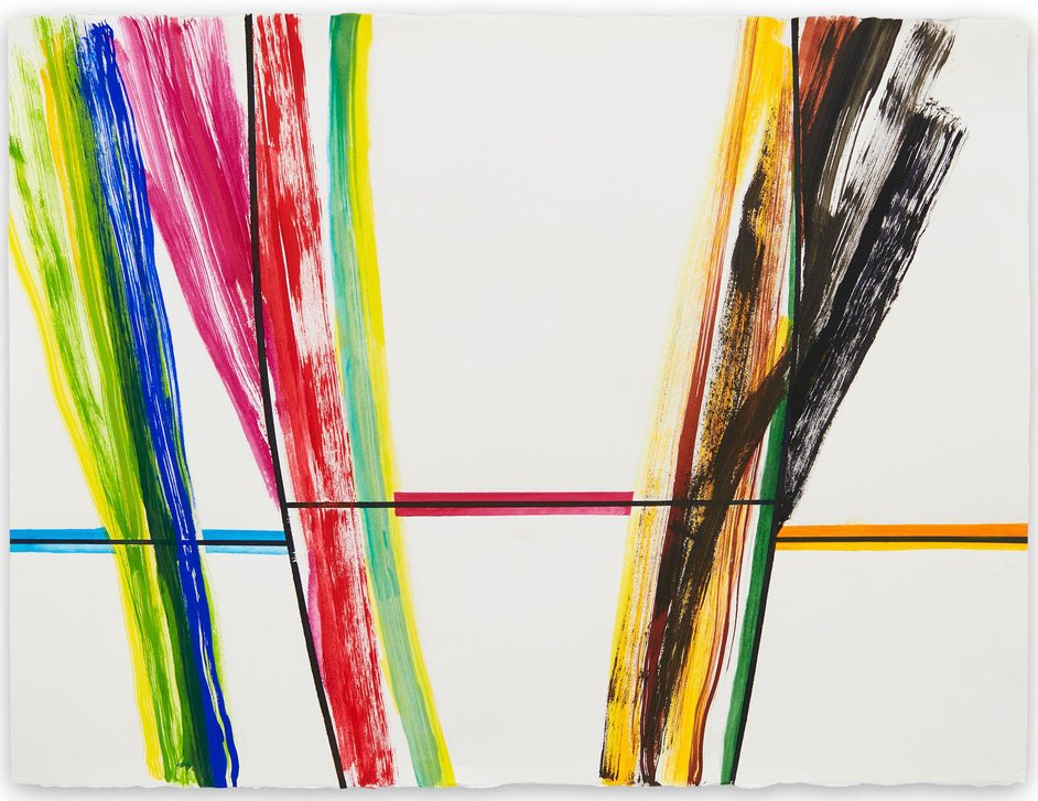 Laura Newman, Stems 3, 2021, Acryl & Tinte auf Papier bei Pamono kaufen