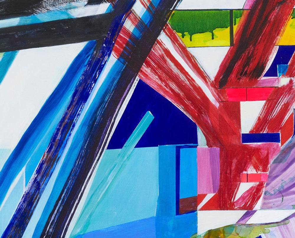 Laura Newman, Interiors, 2021, Acrylic & Oil on Canvas for sale at Pamono