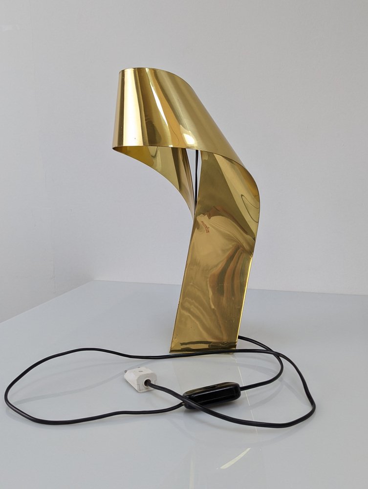 Vintage Brass Table Lamp, 1970s for sale at Pamono Vintage Brass Table Lamp, 1970s for sale at Pamono