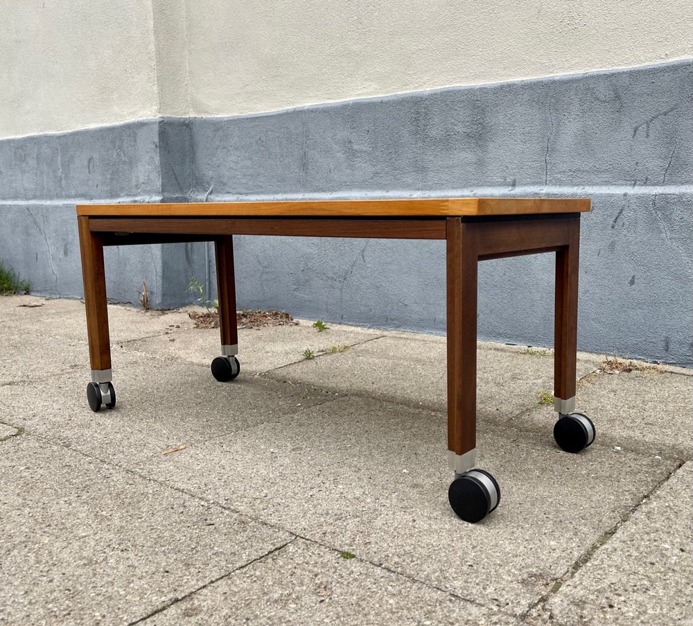 Dänischer Moderner TV Tisch auf Rollen aus Palisander & Kirschholz ...