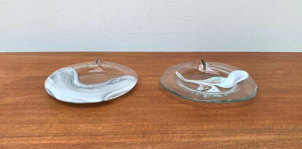 Deutsche Vintage Richartz Art Collection Glasteller und Schale von Hans ...