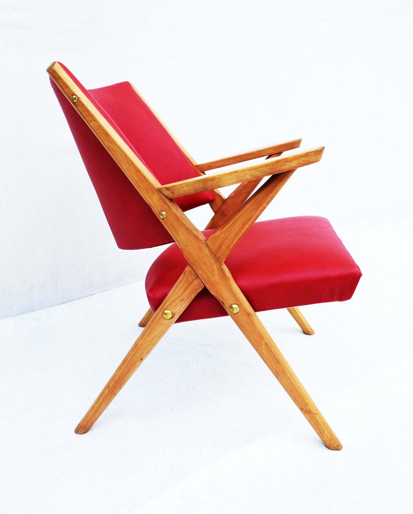 Italian Faggio Armchair, 1960s for sale at Pamono