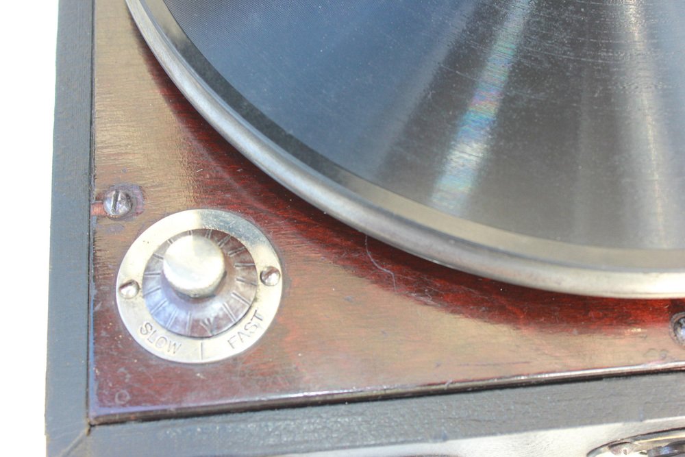 Antique Columbia Gramophone with Crank, Great Britain, 1930s for sale ...