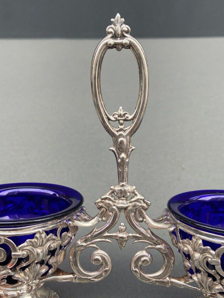 19th Century Silver Glassware, Set of 2 for sale at Pamono