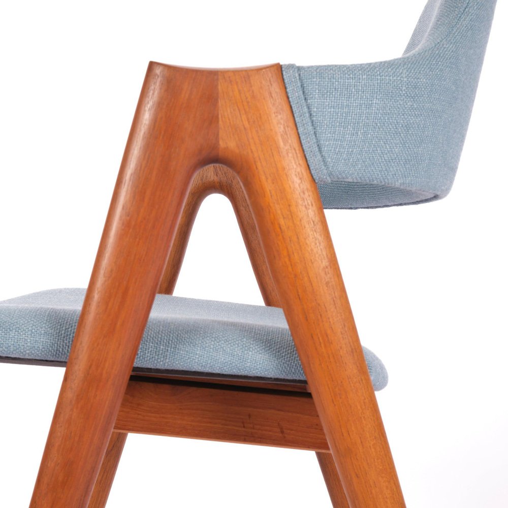 Compass Chair in Teak by Kai Kristiansen for SVA Møbler for sale at Pamono