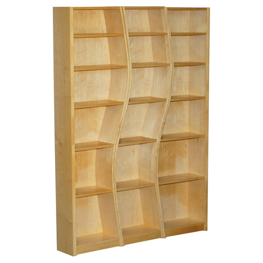 3-Section Bookcase in Birch for sale at Pamono