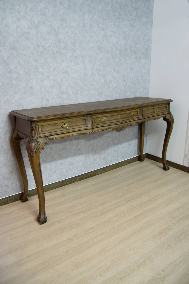 Chippendale Style Walnut Console for sale at Pamono