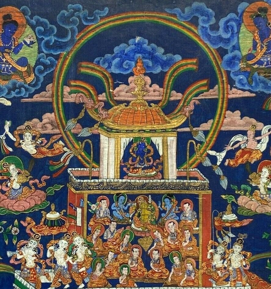 Tibetan Artist, Thangka, Pre-1800, Drawing on Paper for sale at Pamono