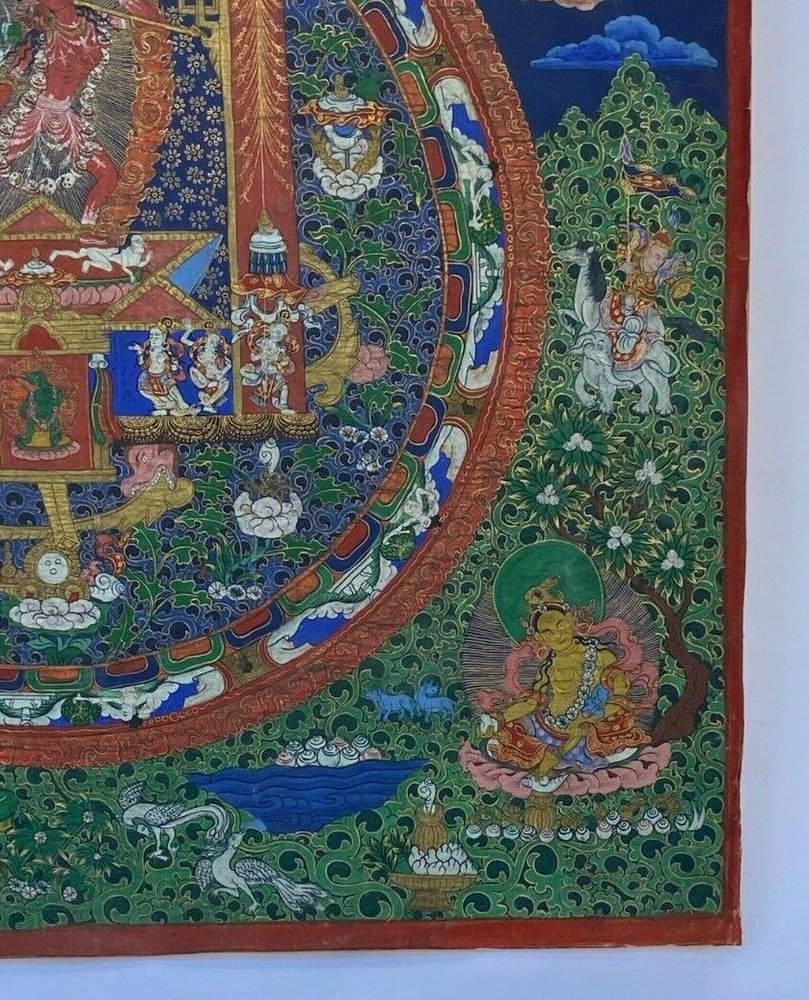 Tibetan Artist, Thangka, Pre-1800, Drawing on Paper for sale at Pamono