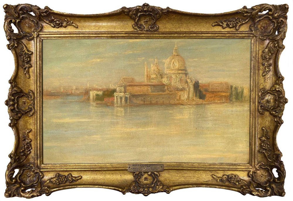George Spencer Watson, Santa Maria Della Salute, Venice, 1900s, Oil on ...