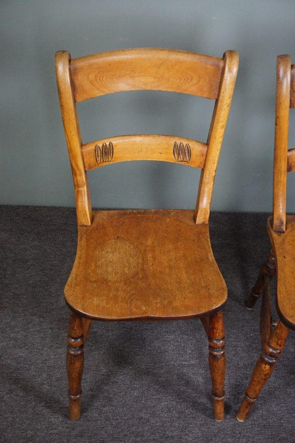Antique English Dining Room Chairs, Set of 4 for sale at Pamono