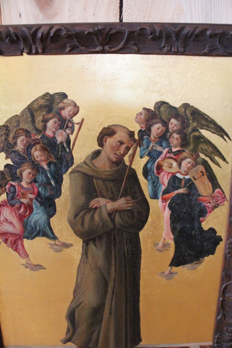 After Sandro Botticelli, St. Francis of Assisi with Angels, 1800s, Oil ...
