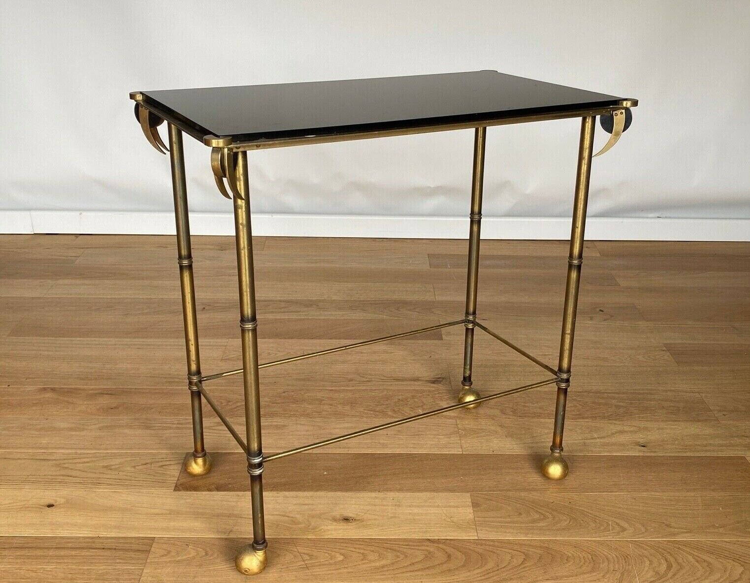 Mid-Century Gilt Tubular Table for sale at Pamono