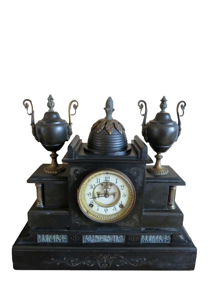 Antique Mantle Clock from Ansonia Clock Company for sale at Pamono