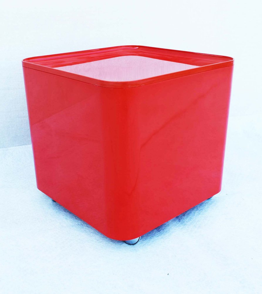 Italian Cube Container with Dime Model Wheels by Marcello Siard for ...