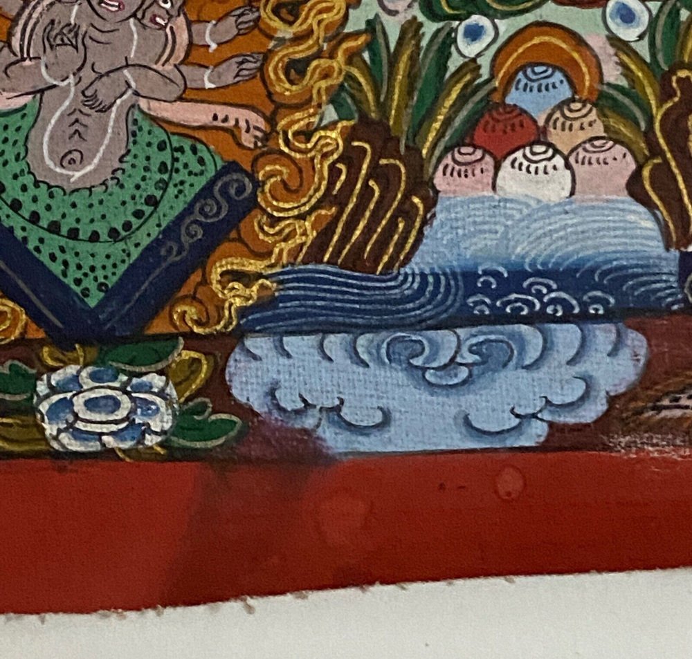 Tibetan Artist, Thangka, Pre-1800, Drawing for sale at Pamono