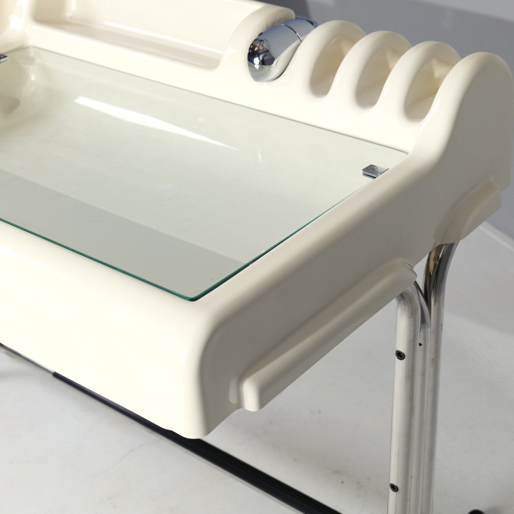 Vintage Space Age Red Orix Desk by Vittorio Parigi & Nani Prina, 1970s ...