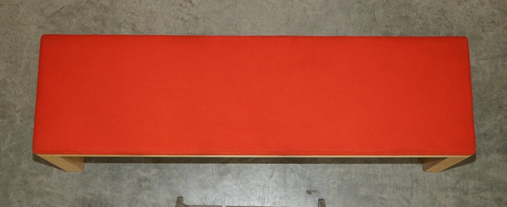 Large Red Dining Table for sale at Pamono