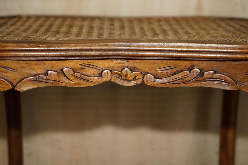 Antique Napoleon III Bergere Armchairs and Matching Table, 1890, Set of ...