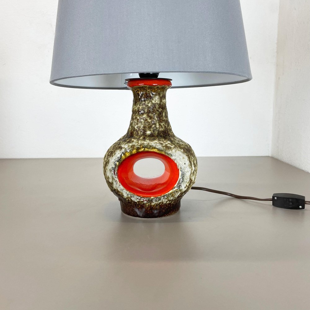 Fat Lava Keramik Tischlampe von Dümler und Breiden, 1960er bei Pamono ...