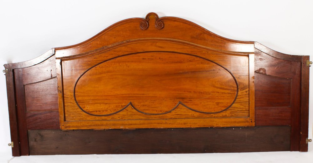 19th Century Sheraton Revival Satinwood Bed Headboard, 1890s for sale ...