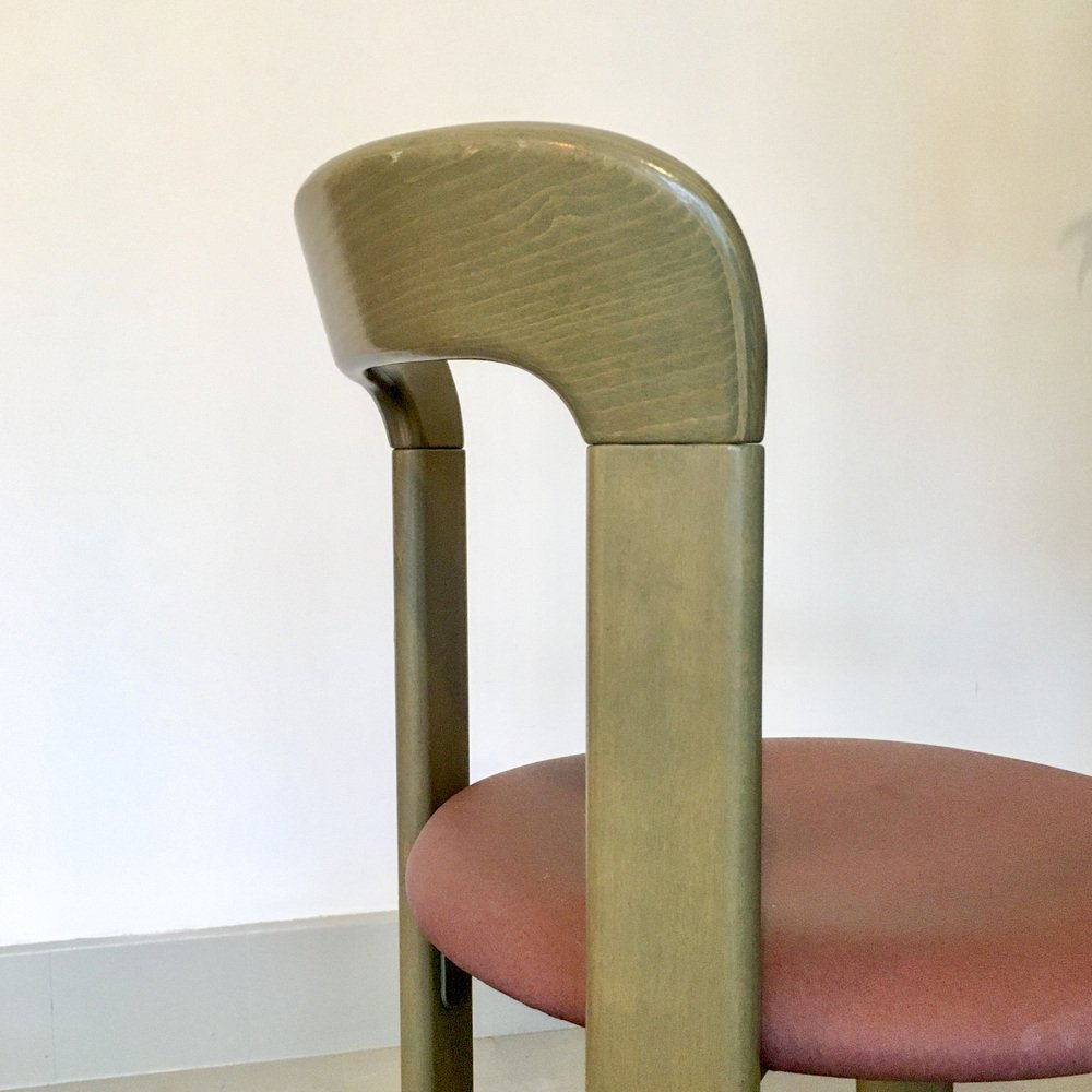 Pinker Stuhl von Bruno Rey für Dietiker, Schweiz, 1970er bei Pamono kaufen