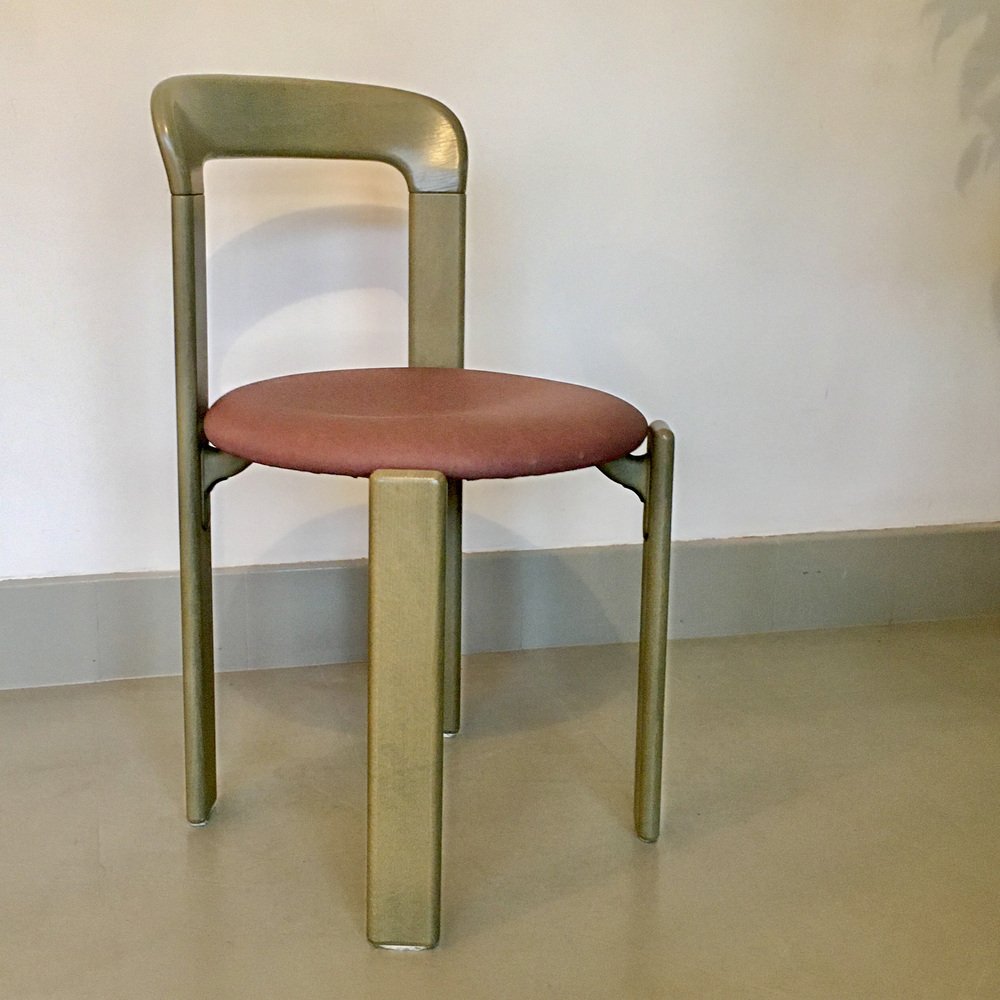Pinker Stuhl von Bruno Rey für Dietiker, Schweiz, 1970er bei Pamono kaufen