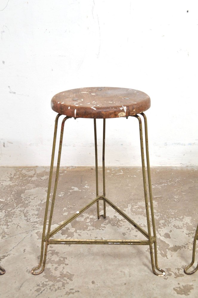 Industrial Workshop Stools, 1940s for sale at Pamono