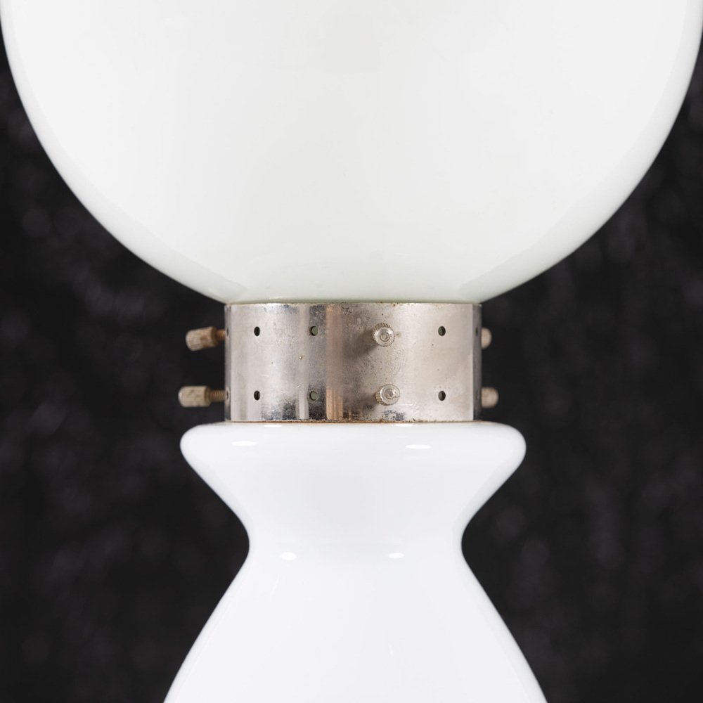 Glass Table Lamp from Polam, 1970s for sale at Pamono