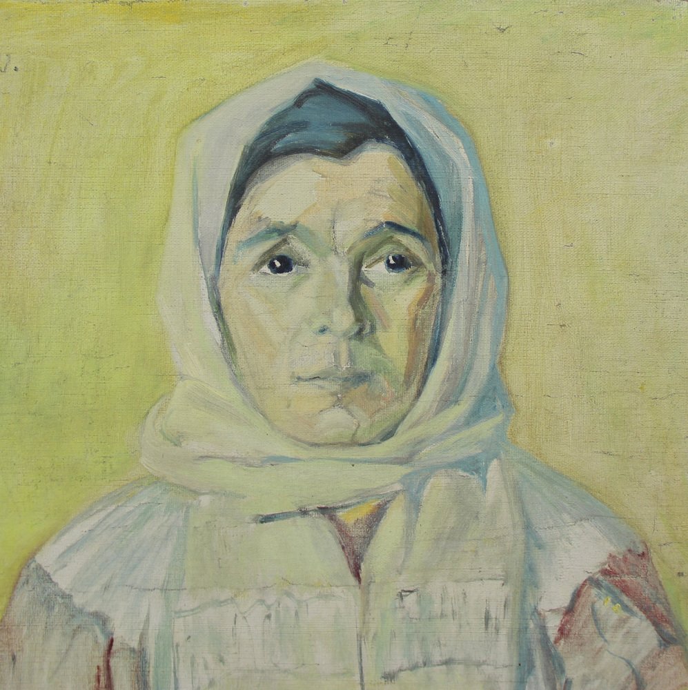 R. Valeanu, Portrait, 1920s, Oil on Canvas for sale at Pamono