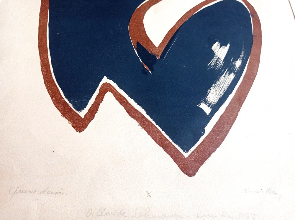 Man Ray, Abstract Composition, Original Chromolithograph, 1960 for sale ...