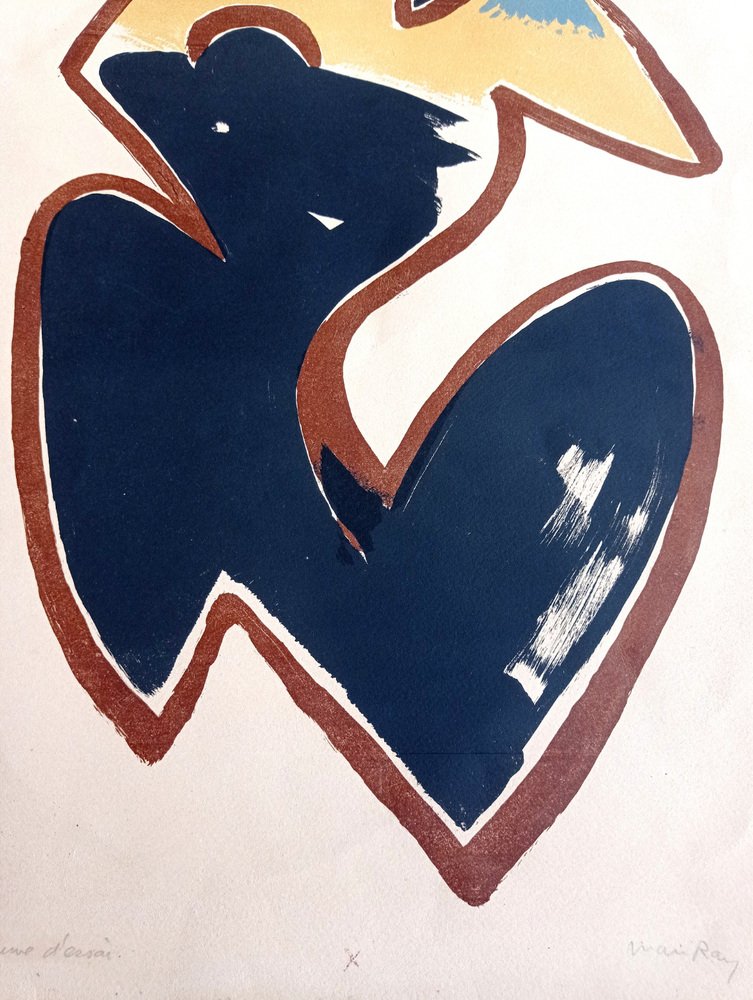 Man Ray, Abstract Composition, Original Chromolithograph, 1960 for sale ...