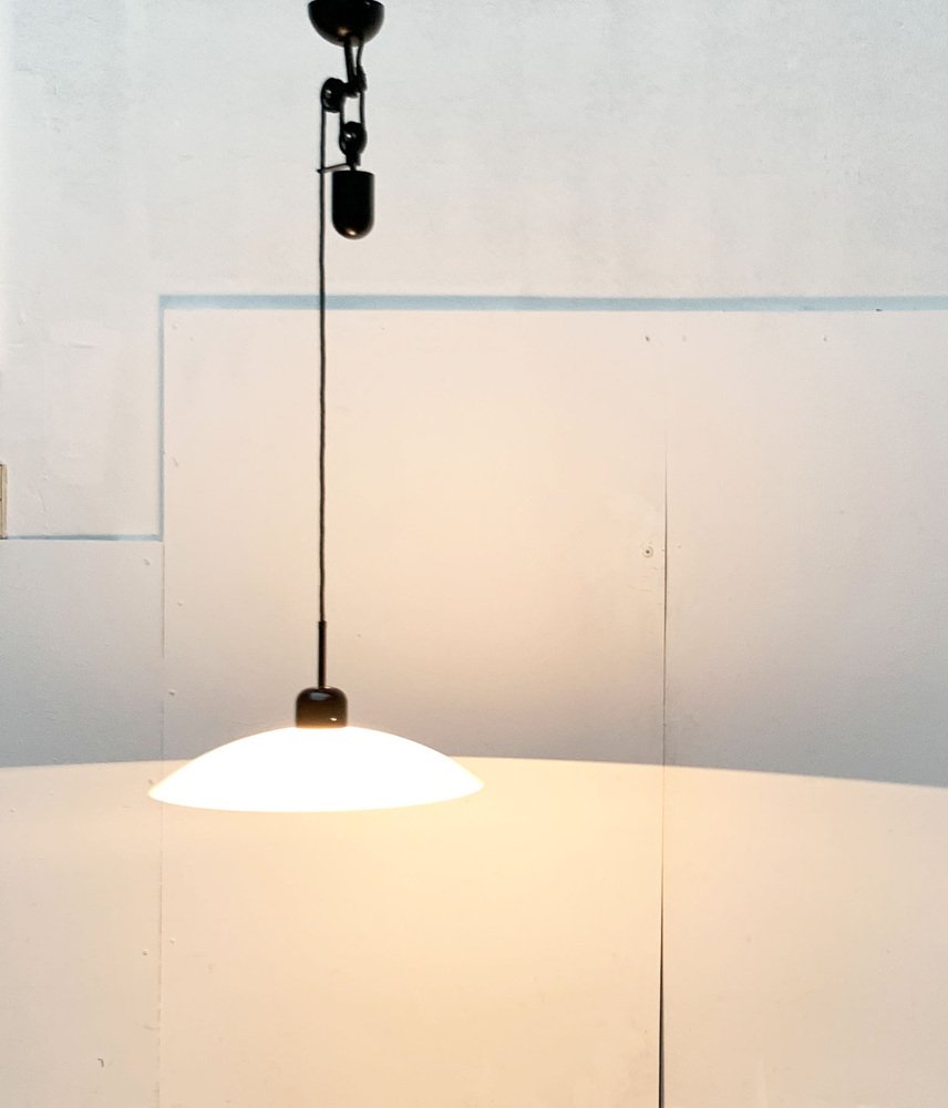 Vintage Postmodern Counterweight Pendant Lamp from Metalarte, 1980s for ...