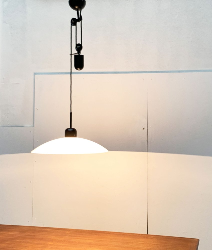 Vintage Postmodern Counterweight Pendant Lamp from Metalarte, 1980s for ...